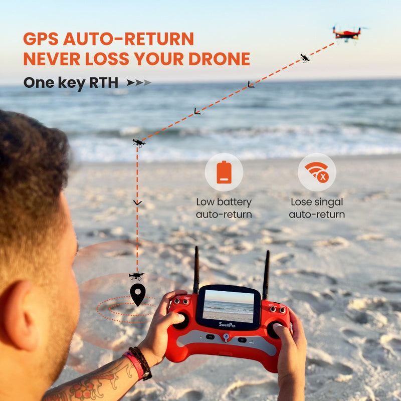 SwellPro Fisherman FD3 Fishing Drone with 4K Camera