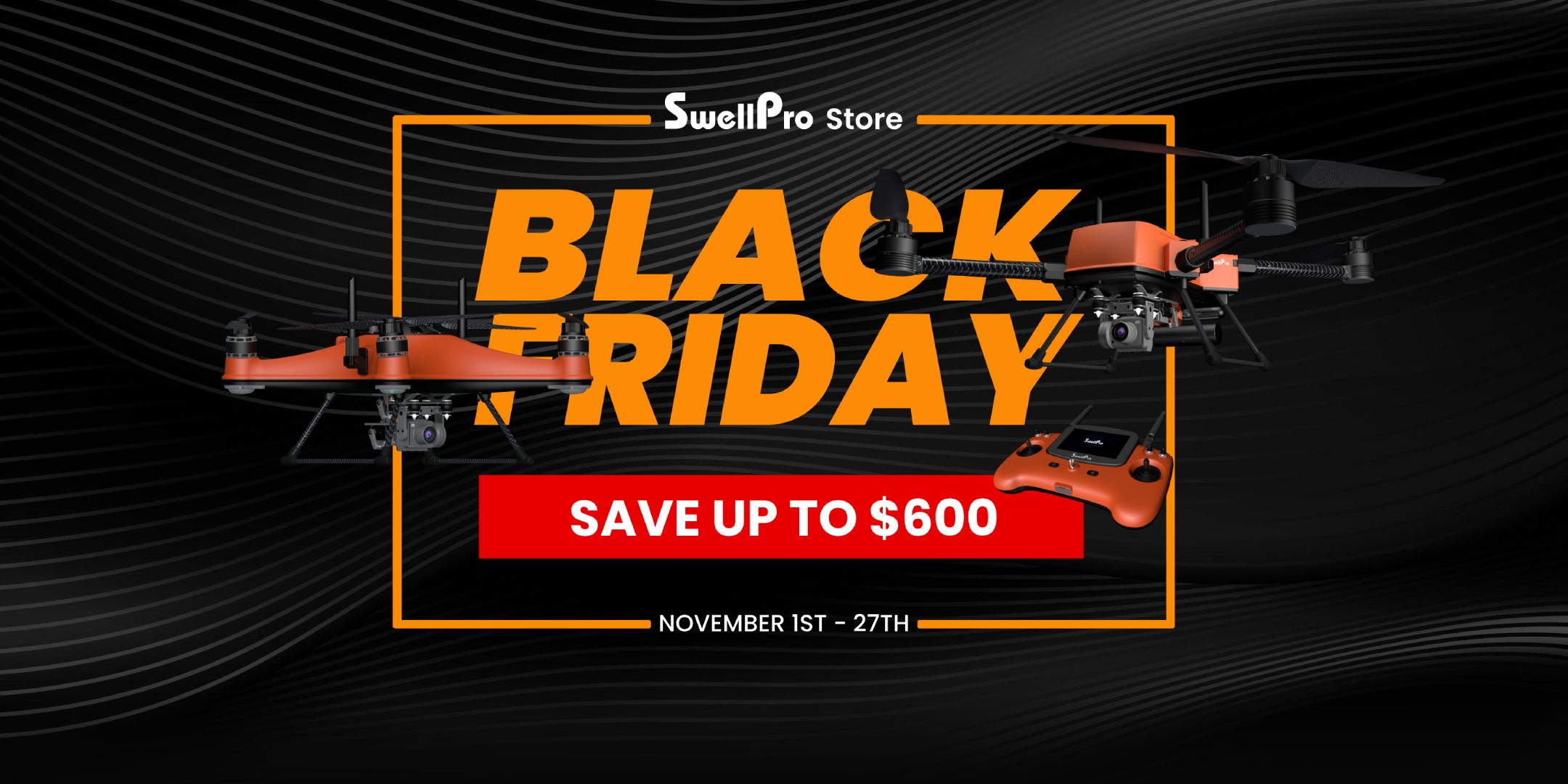 SwellPro Official Store | Waterproof Drone For Filming, Fishing, More